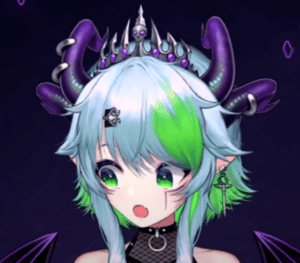 Frightened VTuber expressions