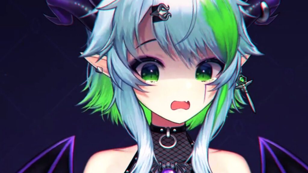 Frightened VTuber expressions