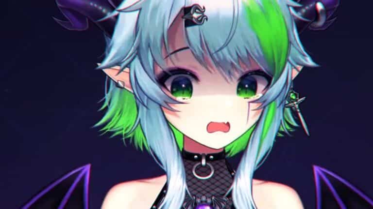 Frightened VTuber expressions