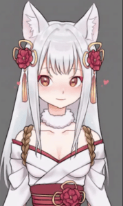 Blushing VTuber expressions