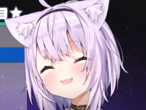 Happy VTuber facial expressions