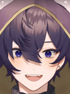 Happy VTuber facial expressions