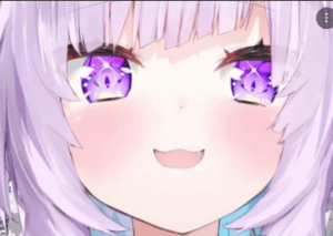 Happy VTuber facial expressions