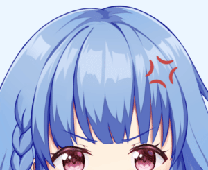 Angry VTuber expressions