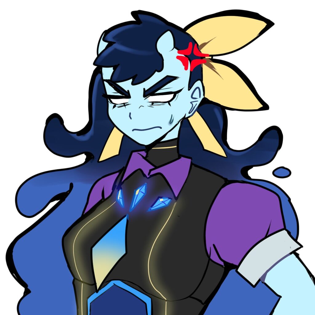 Angry VTuber expressions