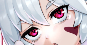 Planning to be a demon VTuber , huh? Well, your eyes should look scary ...