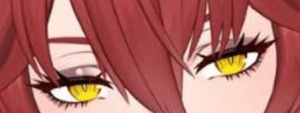 Purple Colored VTuber Eyes
