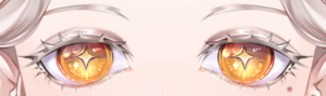 Purple Colored VTuber Eyes