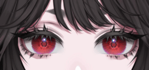 Detailed high texture red VTuber eyes Red VTuber eyes Red VTuber eyes ...