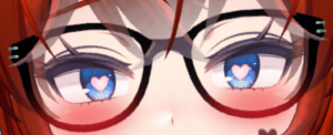 Brown fox VTuber eyes examples Blue fox VTuber eyes examples with ...