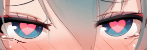 Almond Shaped VTuber Eyes