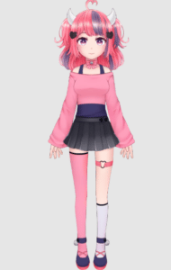 Ironmouse’s 2D model from season 1