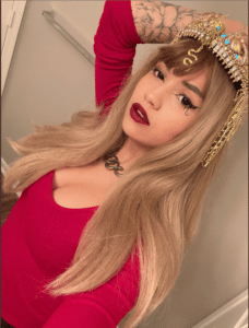 Tricky revealing her face Tricky IRL