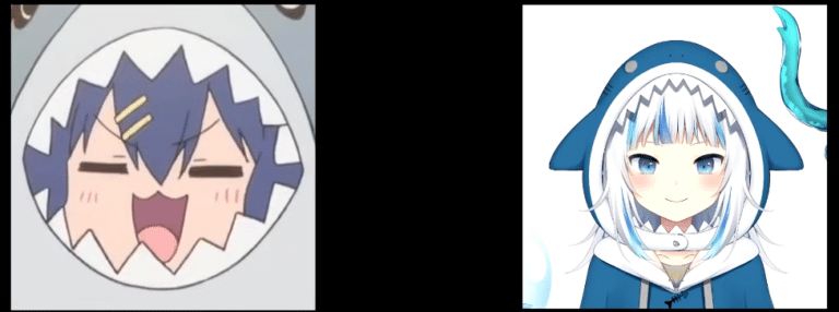 The similarities in their looks