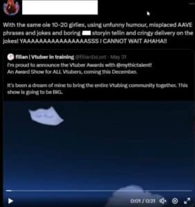 Angry quotes about Filian’s awards ceremony