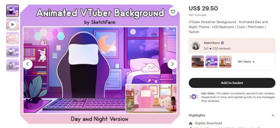 The Process Of Commissioning VTuber Backgrounds