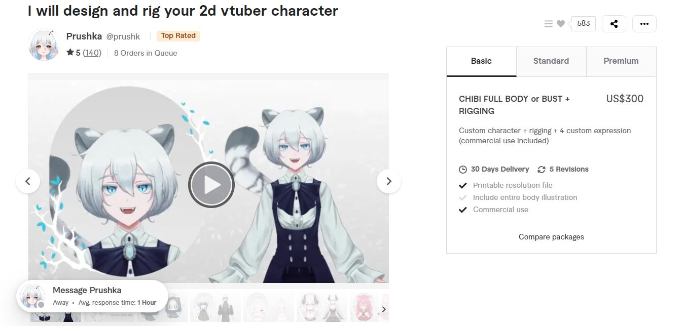 Fiverr is a great platform to find professional and friendly VTuber ...