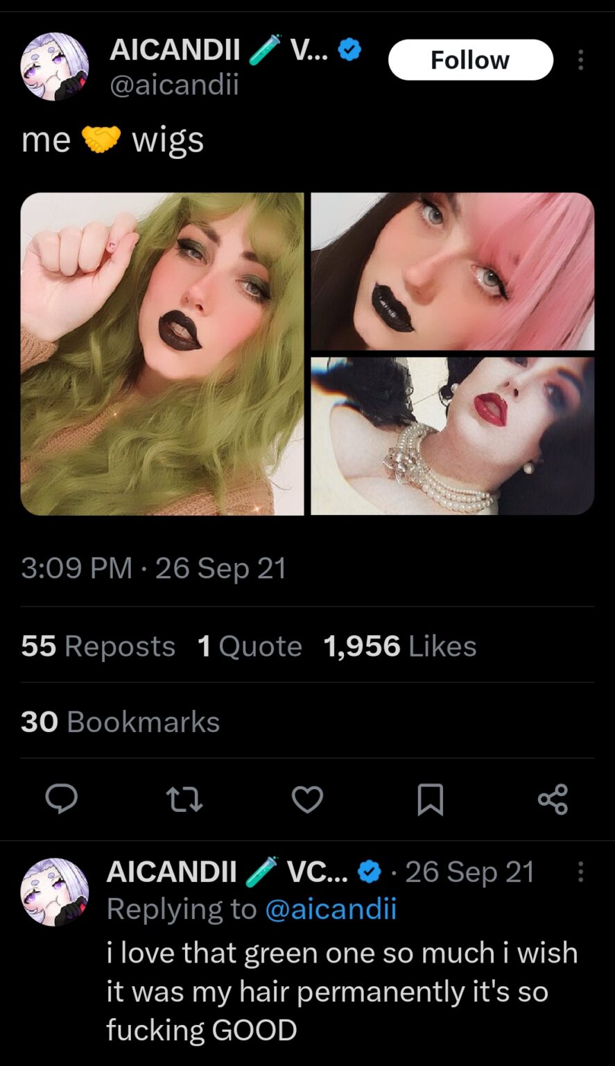 AiCandii reveals her face on Twitter